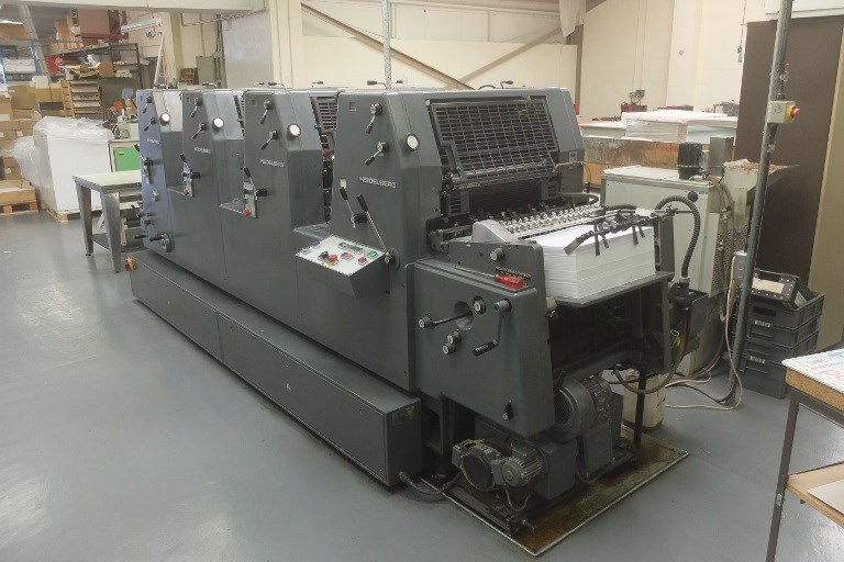 4 color Used Heidelberg GTO 52 VP Four Colour Offset Press + Version ...