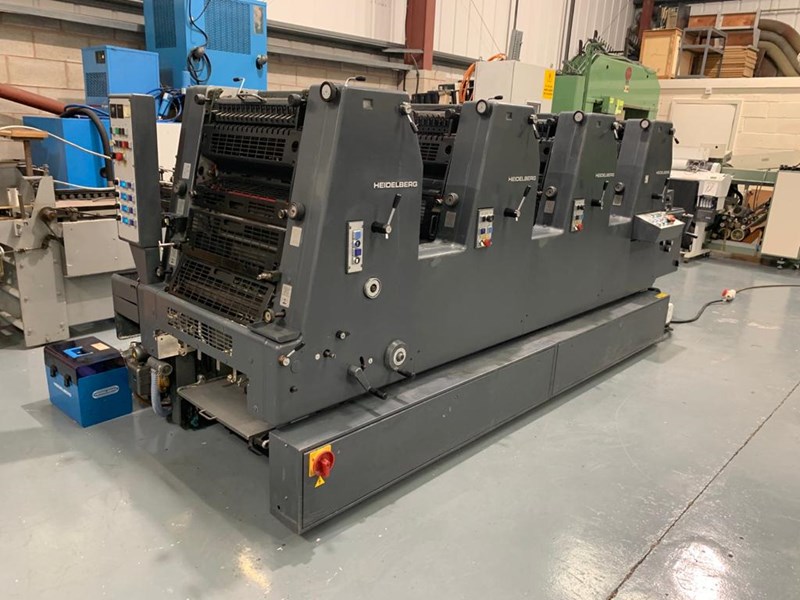 4 color Used Heidelberg GTO 52 V Four Colour Offset Press + Version ...