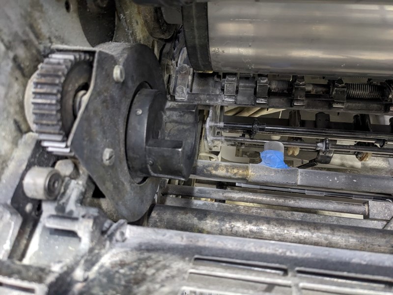 2 color Used Heidelberg GTO 52 ZP Two Colour Offset Press year 1989 ...