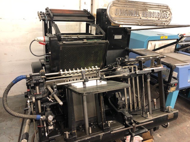 Used Heidelberg GTP Hot Foil Platen year 1966 | PressCity