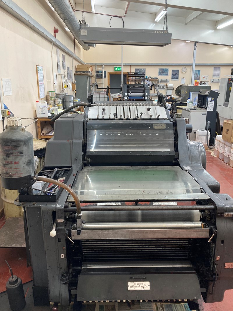 1 color Utilisé Heidelberg Kord 64 Single Colour Offset Press year 1984 ...