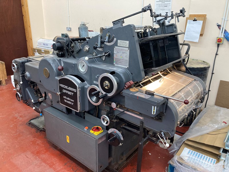 1 color Utilisé Heidelberg Kord 64 Single Colour Offset Press year 1984 ...