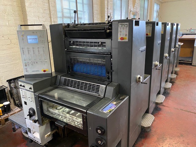 5 color Used Heidelberg PM 52 5P3 Five Colour Offset Press year 2004 ...