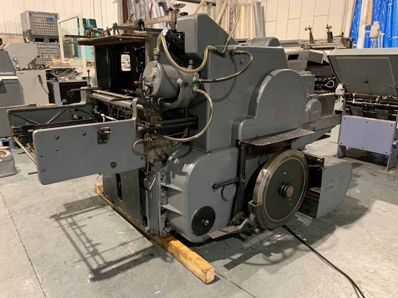 Used Heidelberg S-Cylinder Die Cutting & Embossing Machine year 1961 ...