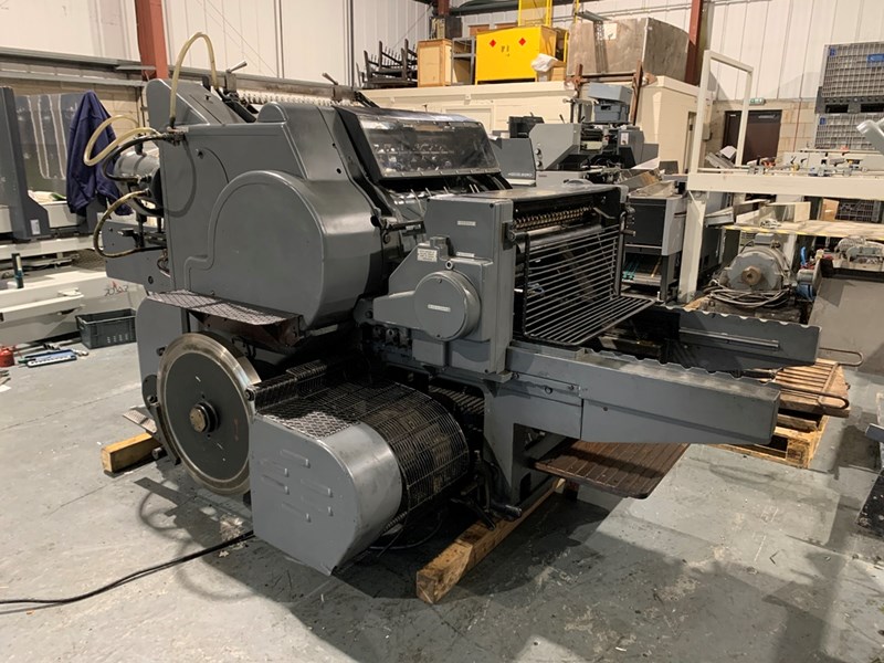 Used Heidelberg S-Cylinder Die Cutting & Embossing Machine year 1961 ...