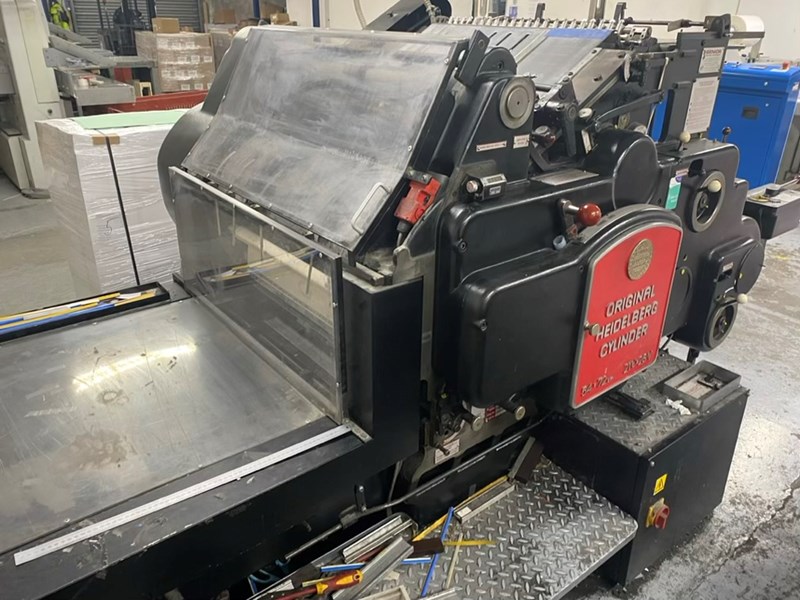 Utilisé Heidelberg S-Cylinder Die Cutting & Embossing Machine year 1966 ...
