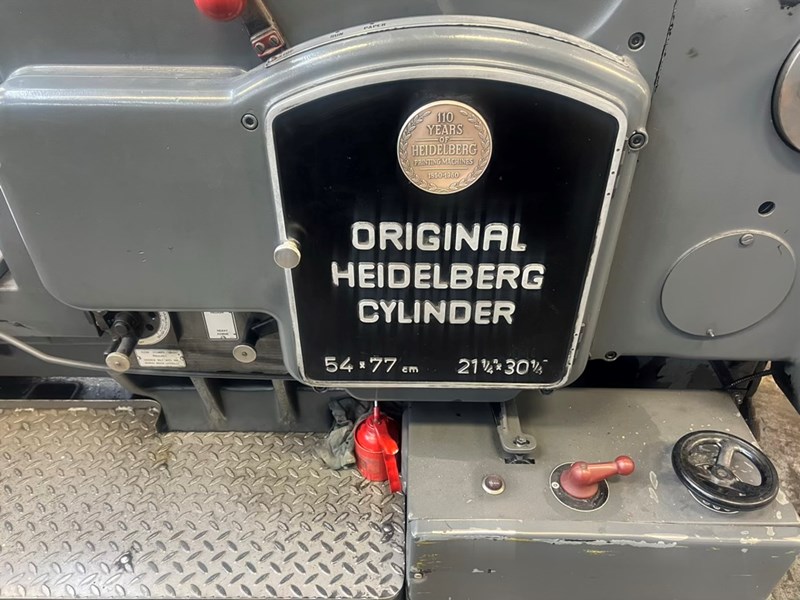 Used Heidelberg SB Original Letterpress Cylinder year 1966 | PressCity