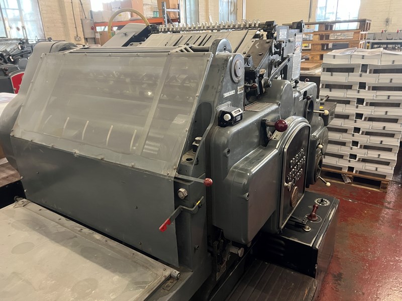 Used Heidelberg S-Cylinder Die Cutting & Embossing Machine year 1961 ...