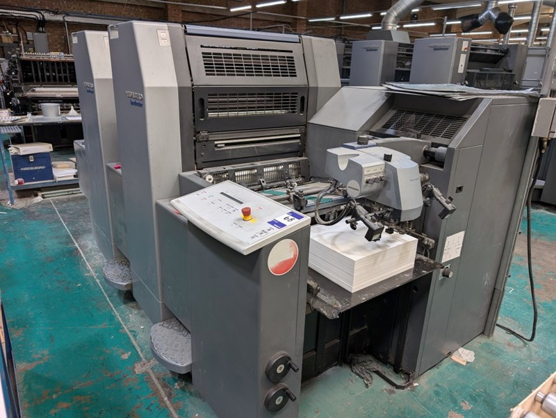 2 color Used Heidelberg SM 52 + Version Two Colour Offset Press year ...