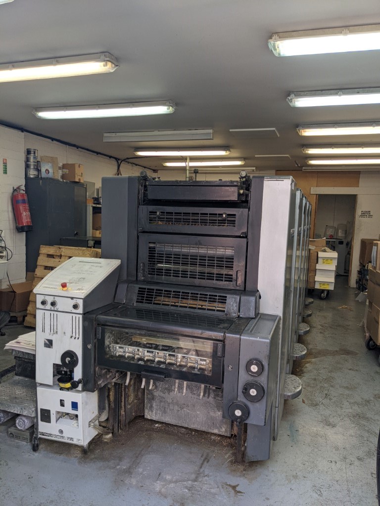 5 color Used Heidelberg SM 52 5 Five Colour Offset Press year 2003 ...