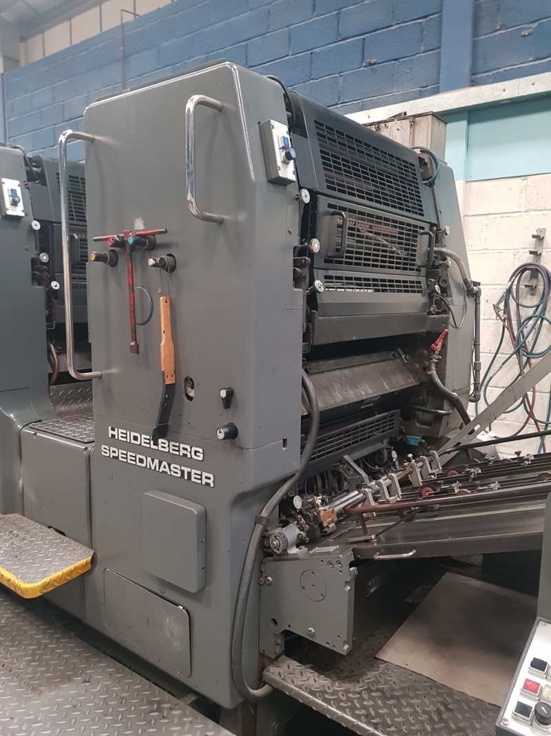 4 color Used Heidelberg Speedmaster 72VP Four Colour Offset Press year ...