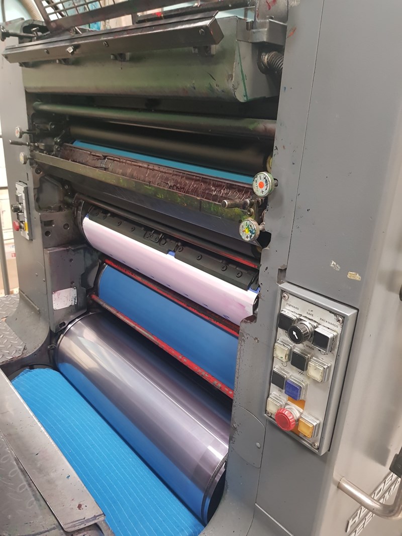 4 color Used Heidelberg Speedmaster 72VP Four Colour Offset Press year ...