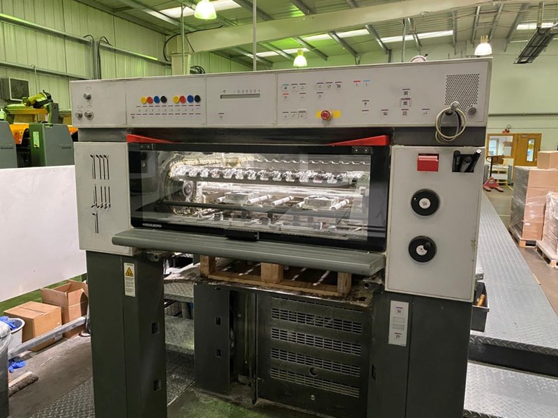 10 color Used Heidelberg SM 74-10P Ten Colour Offset Press year 2005 ...