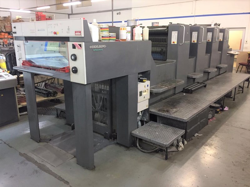 4 color Used Heidelberg SM 74 4 H Four Colour Offset Press year 2000 ...