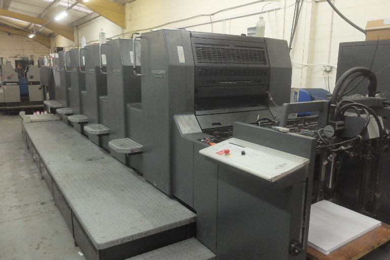 5 color Used Heidelberg Speedmaster 74 5 P3 Five Colour Offset Press ...