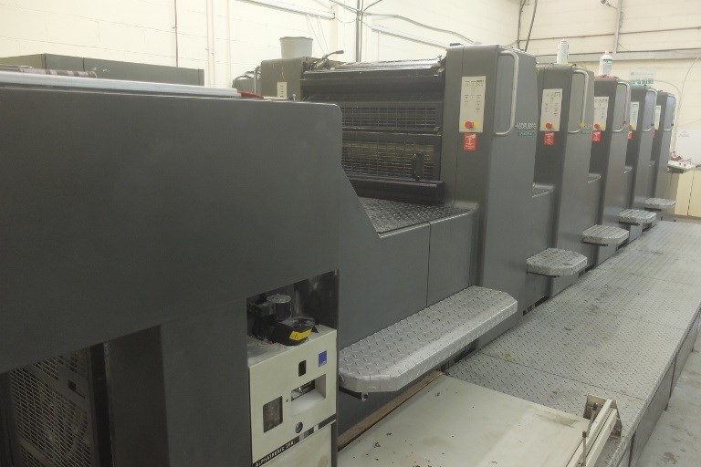 5 color Used Heidelberg Speedmaster 74 5 P3 Five Colour Offset Press ...