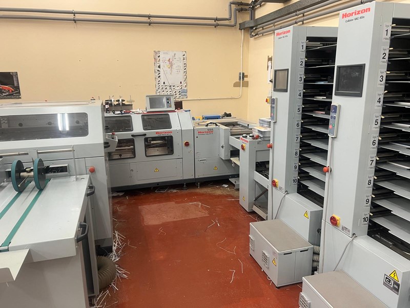 Used Horizon Stitchliner 5500 Gather Stitcher Trimmer year 2008 | PressCity