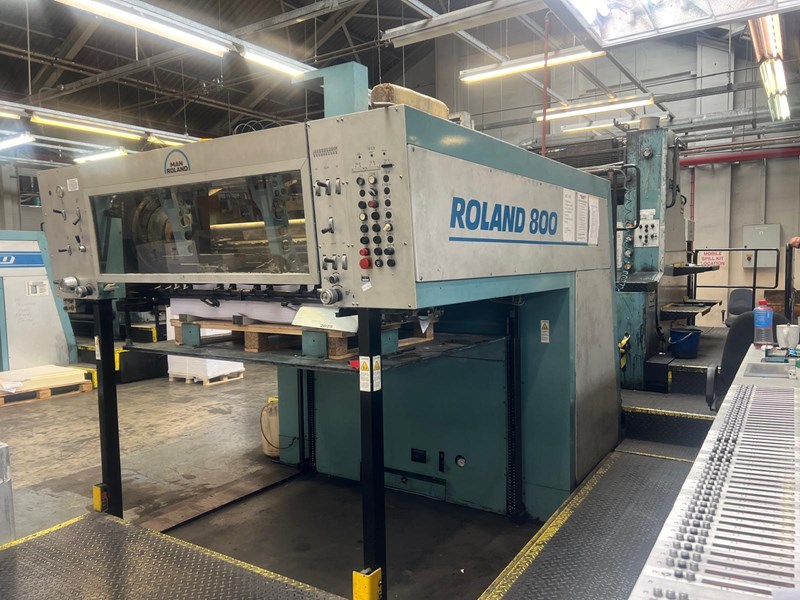 2 color Used Manroland 802 - 6 Two Colour Offset Press year 1990 ...