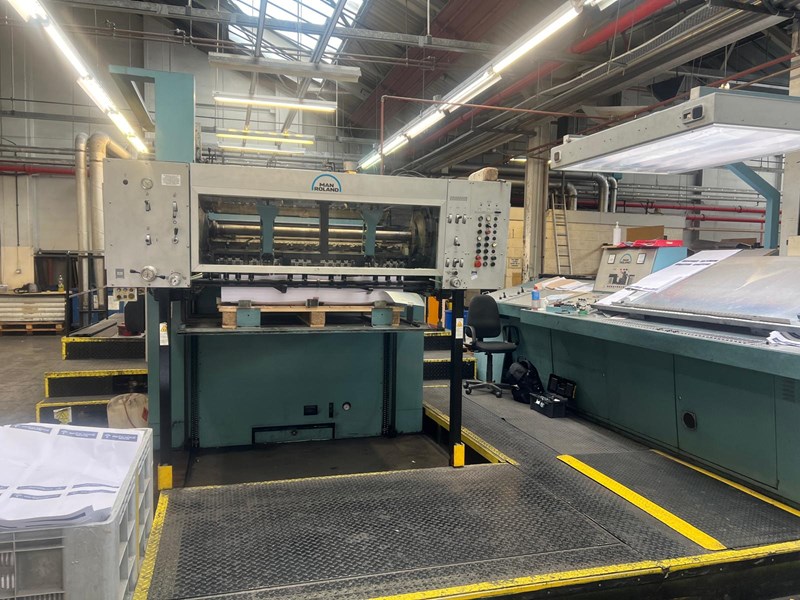 2 color Used Manroland 802 - 6 Two Colour Offset Press year 1990 ...