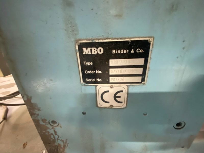 Used MBO B30 4.4. Fully Automatic Folding Machines year 1998 | PressCity