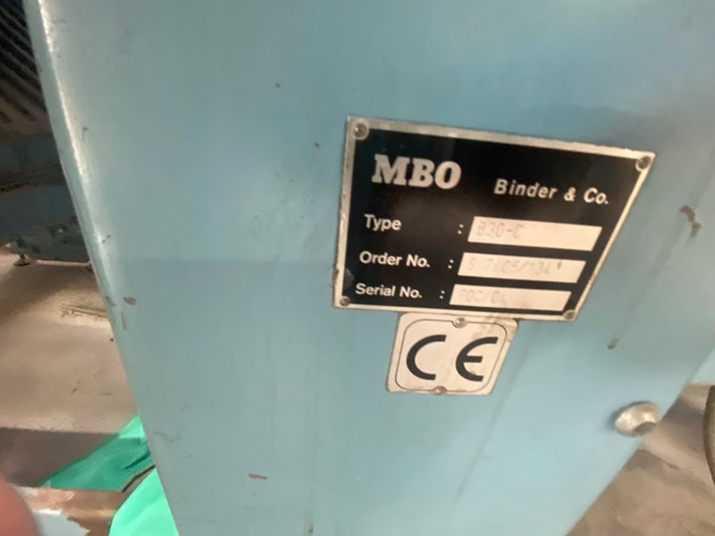 Used MBO B30 4.4. Fully Automatic Folding Machines year 1998 | PressCity