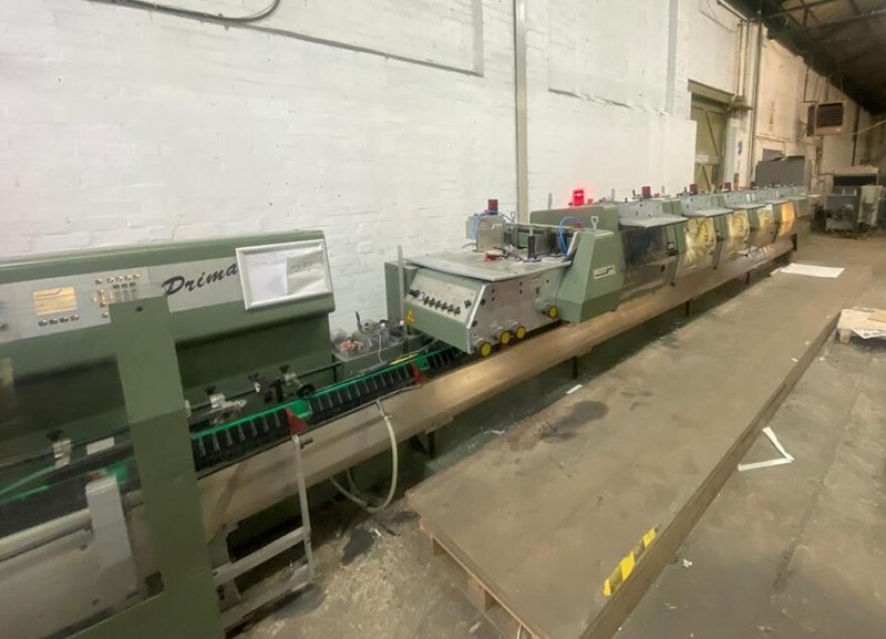 Used Müller Martini Prima Gather Stitcher Trimmer year 2000 | PressCity