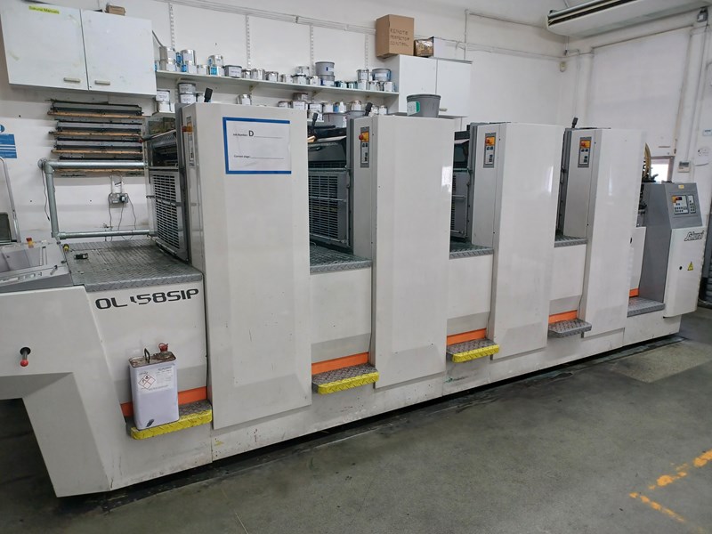 4 color Used Sakurai 458 SIP Four Colour Offset Press year 2002 | PressCity