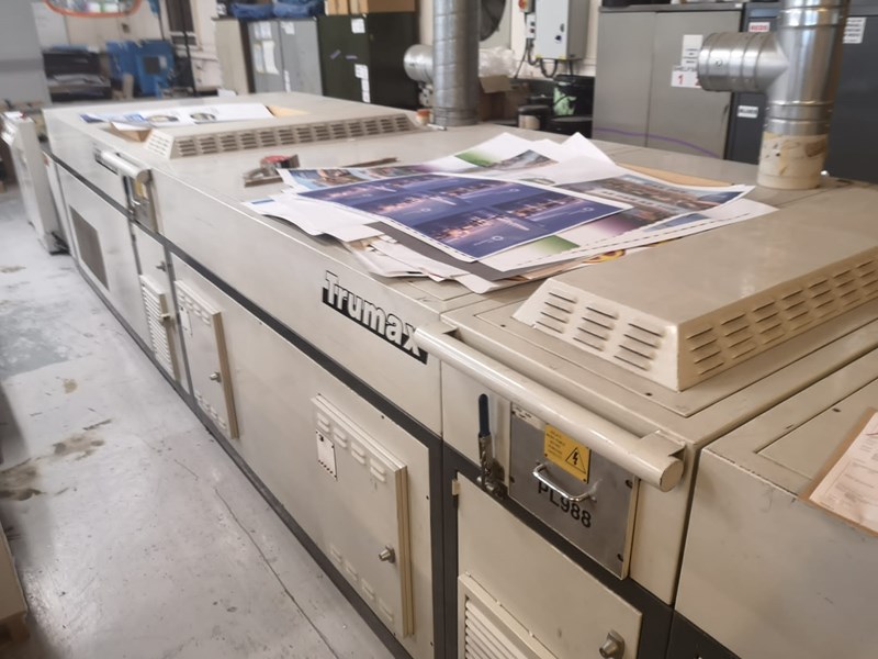 Used Sakurai Trumax SC 102 A Silkscreen Spot and Flood Coating Machine ...