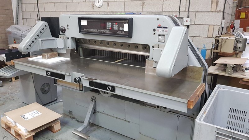 Used Schneider Senator 115 PC2 Fully Automatic Guillotine year 1984 ...