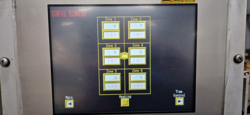 Used Starfoil Victoria Hot Foil Automatic Cylinder year 1996 | PressCity