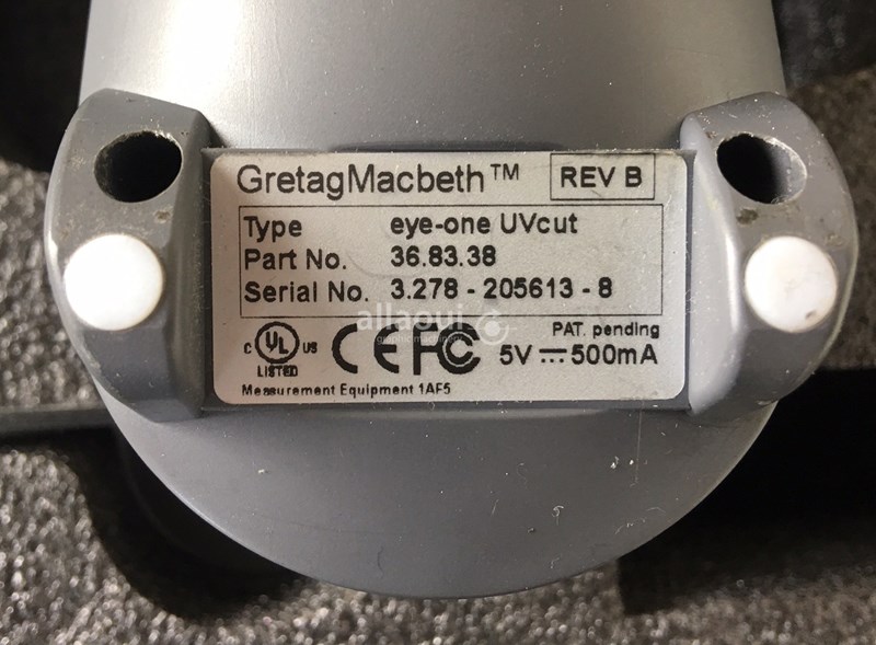 Used GretagMacbeth Eye-One UVcut | PressCity