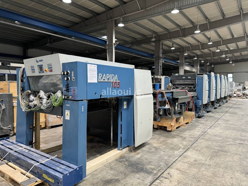 5 color Used KBA Rapida 105-5+L CX year 2008 | PressCity