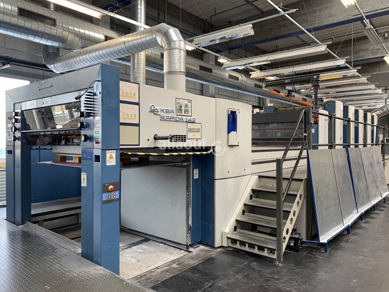 5 color Used KBA RA 142-5+L ALV CX year 2003 | PressCity