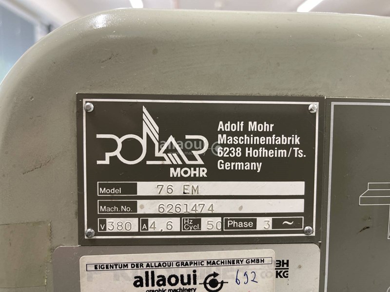 Used Polar 76 EM year 1992 | PressCity