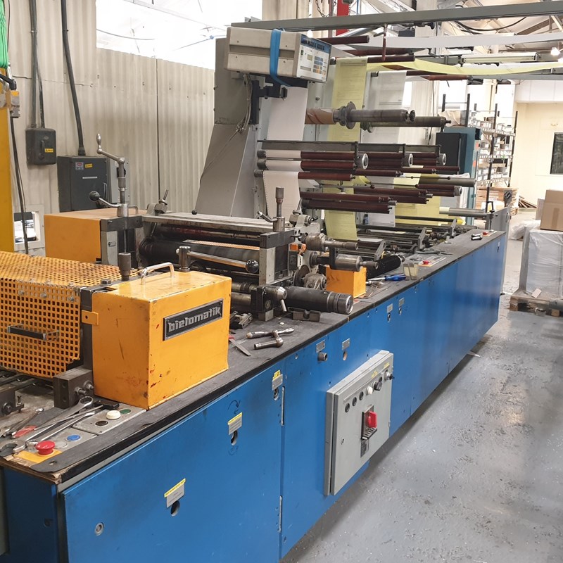 Used Bielomatik Jumbo roll collator year 1982 | PressCity