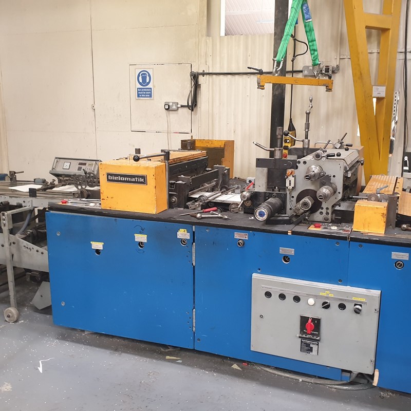 Used Bielomatik Jumbo roll collator year 1982 | PressCity