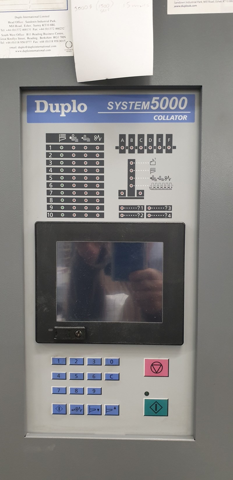 Machines | Duplo 5000-Collator-DC-10-60 | Jerry Curtin