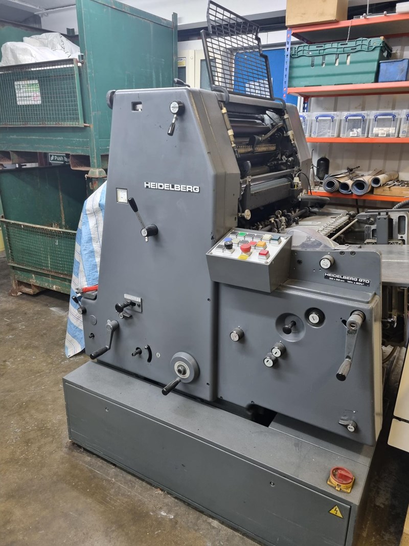 1 color Usado Heidelberg GTO 52 1 Colour year 1993 | PressCity