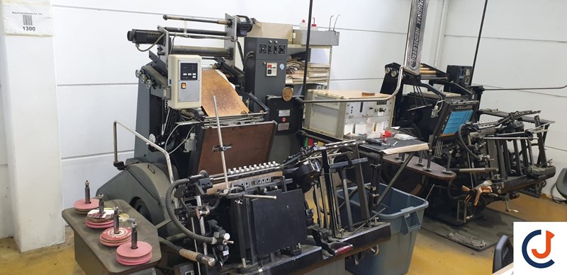 Used Heidelberg GTP 13 x 18 Gold Foil Platen year 1968 | PressCity