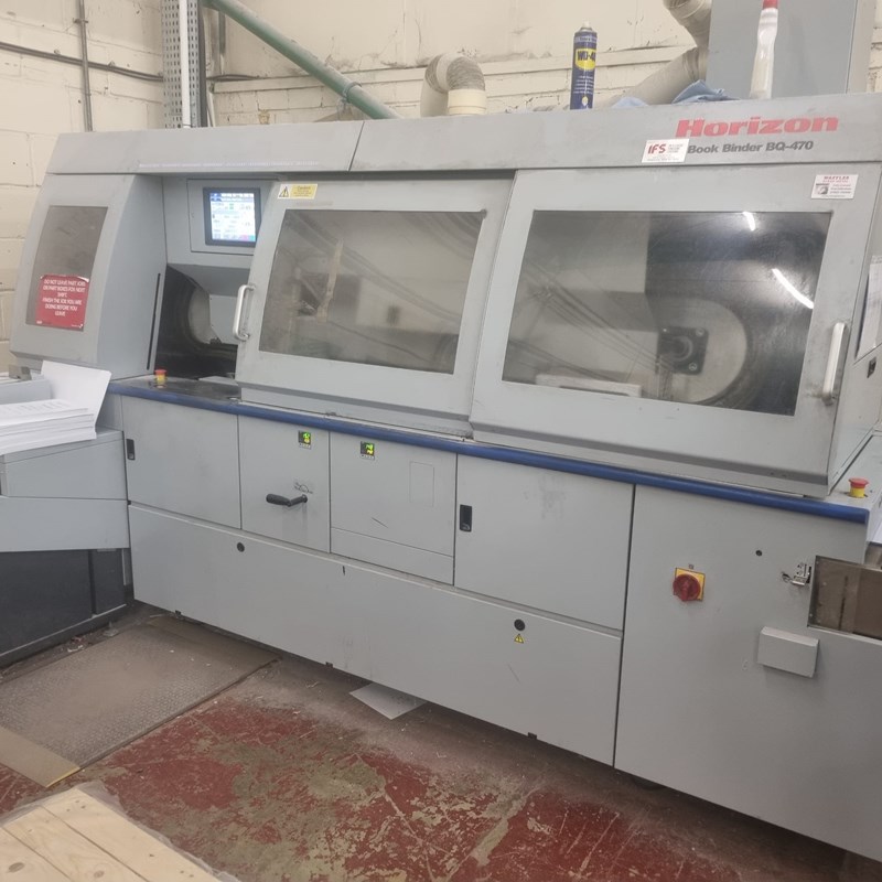 Used Used Horizon BQ-470 - Book Binder - EVA year 2017 | PressCity