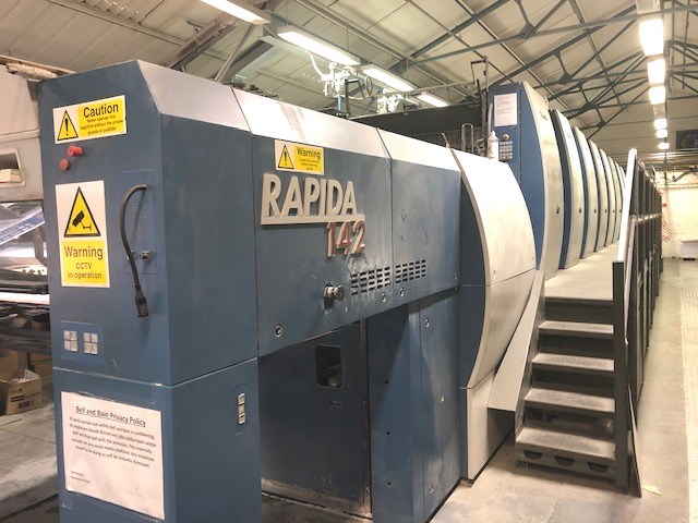 8 color Used KBA Rapida 142 -8 SW-4 FAPC year 2012 | PressCity