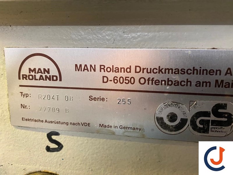 4 color Used Manroland R 204 T 0B year 1992 | PressCity