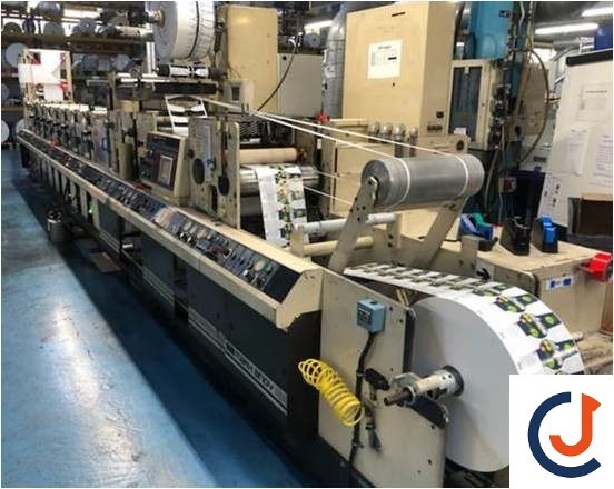 Used Mark Andy 4150 8 Colour UV Flexo Press year 1997 | PressCity