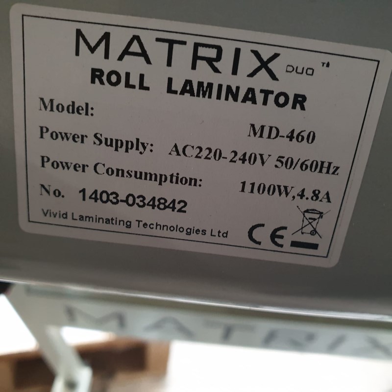 Used Matrix Duo 460 Laminator year 2013 | PressCity