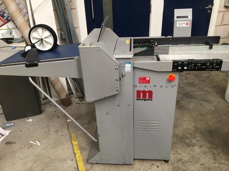 Used Morgana Digifold Automated Crease Fold Paper Folder Print ...