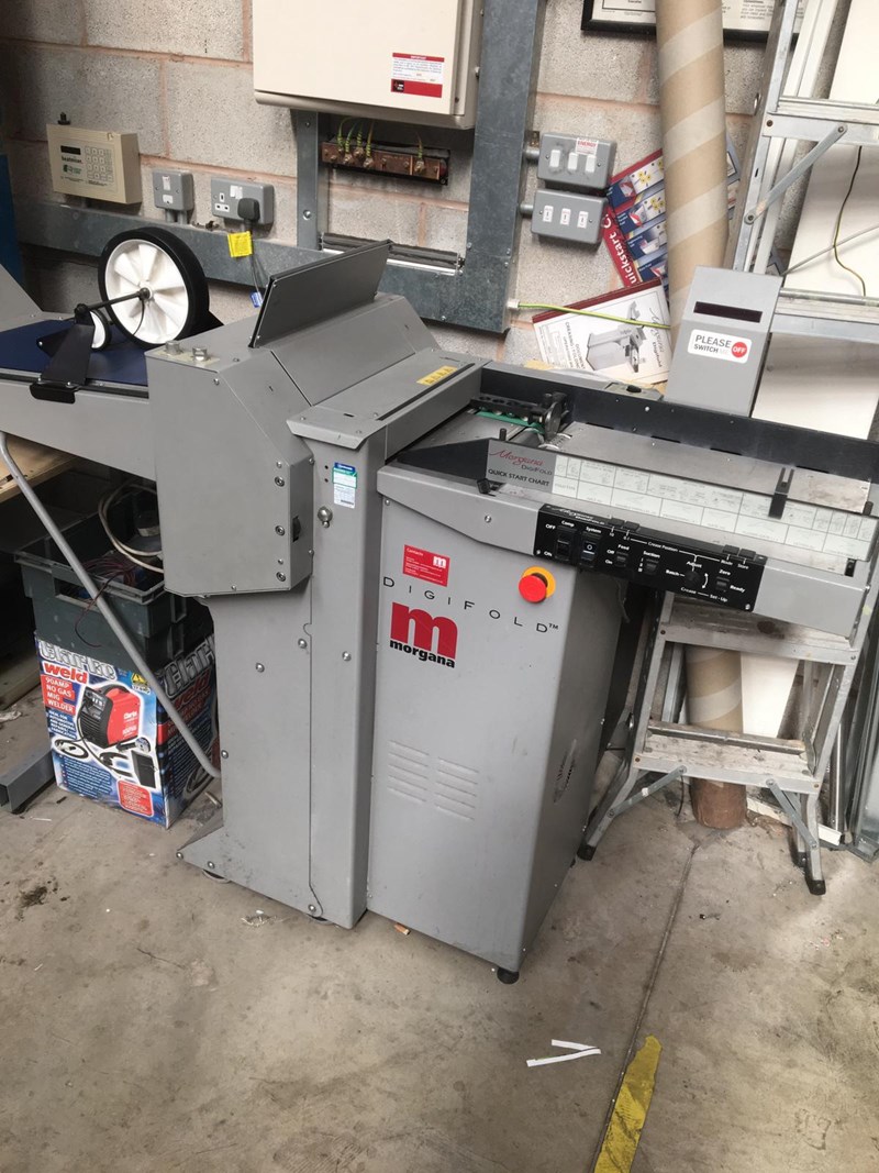 Used Morgana Digifold Automated Crease Fold Paper Folder Print ...