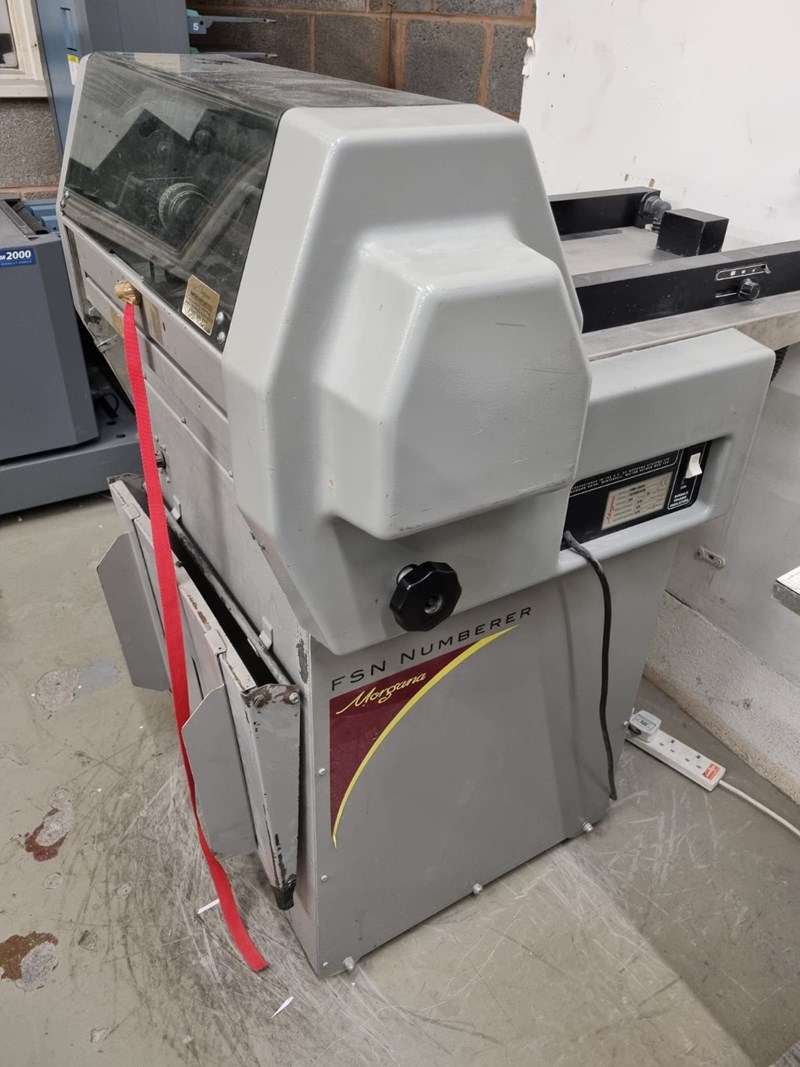 Used Morgana FSN 60030 NUMBERING & PERFORATING MACHINE | PressCity