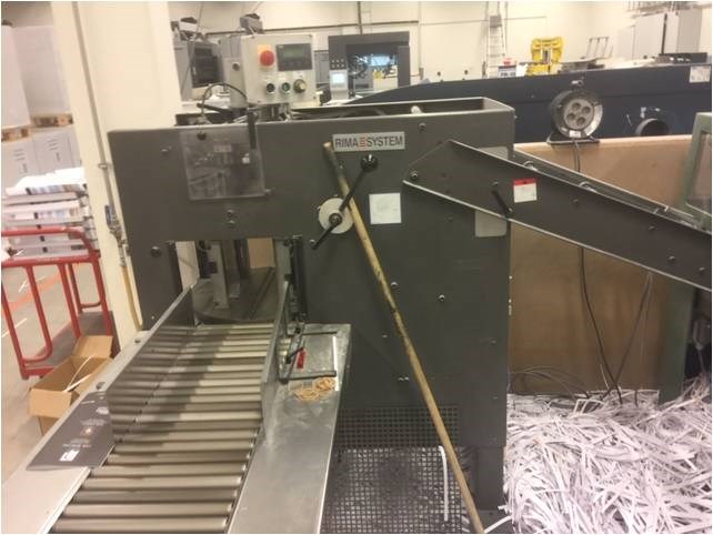 Used Müller Martini Presto 6 Station with cover feeder Rima Stacker ...