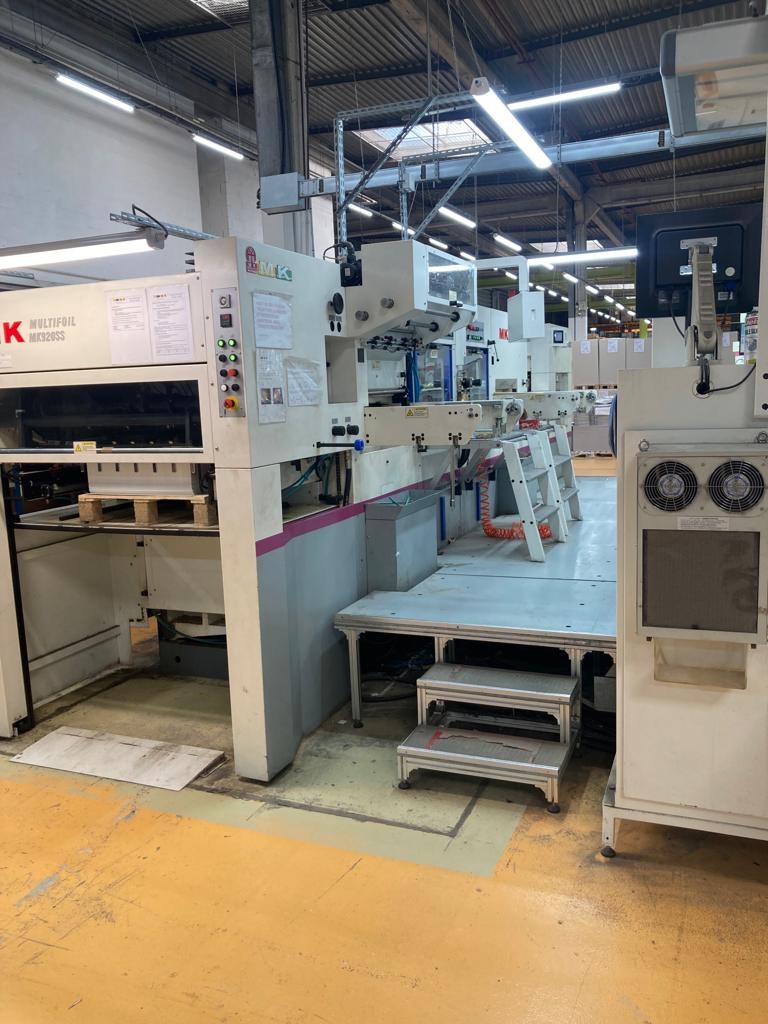 Used MK Masterwork 920 SS AUTO PLATEN FOILING/DIE CUTTING with 2 ...