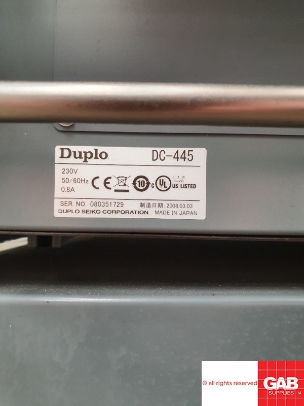 Utilisé Duplo DC-445 year 2008 | PressCity